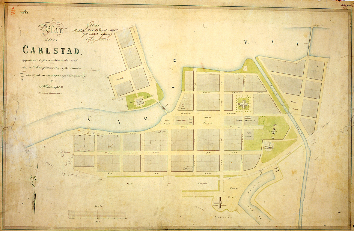 Karta över Karlstad 1865 (pdf) - Värmlands Museum